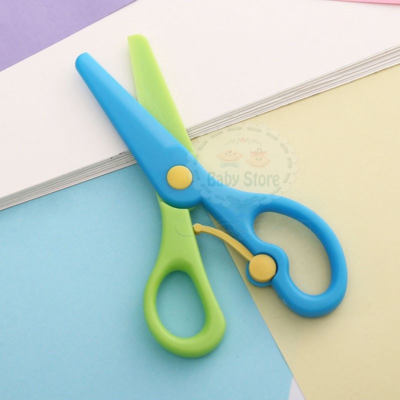 Children Kids Toddler Safety Craft Scissors Pre School Scissors ...