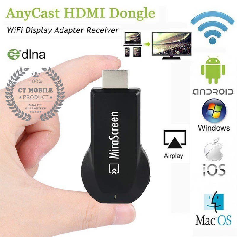 Anycast MiraScreen TV Stick Dongle Mira Screen EasyCast WiFi Display ...