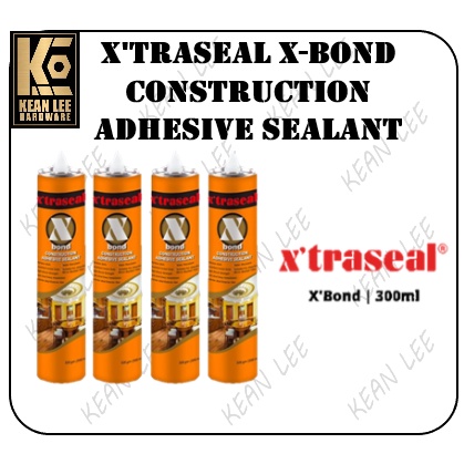 X'TRASEAL SILICONE X-BOND/ MAXBOND CONSTRUCTION ADHESIVE SEALANT/ GAM ...