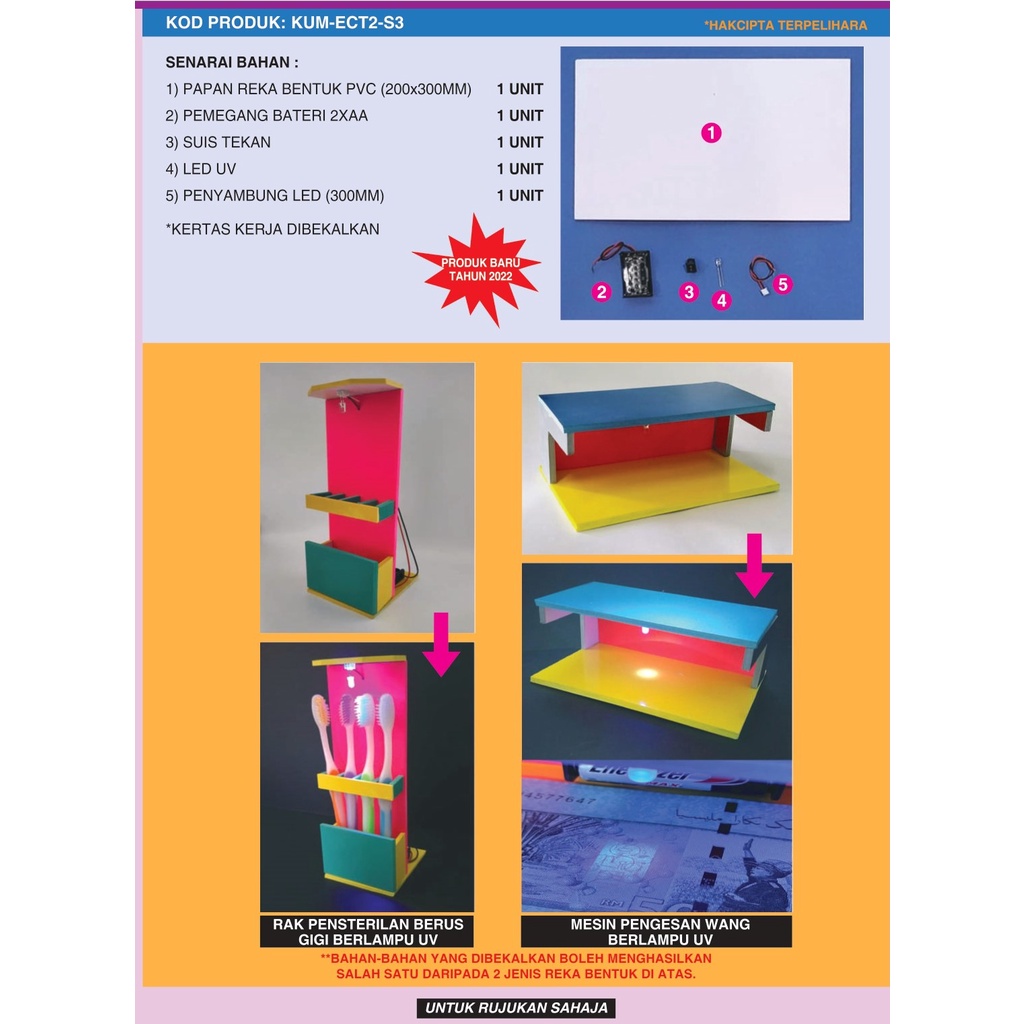 PROJEK RBT TINGKATAN 2(KUMEI)-MESIN PENGESAN WANG/RAK PENSTERILAN BERUS ...