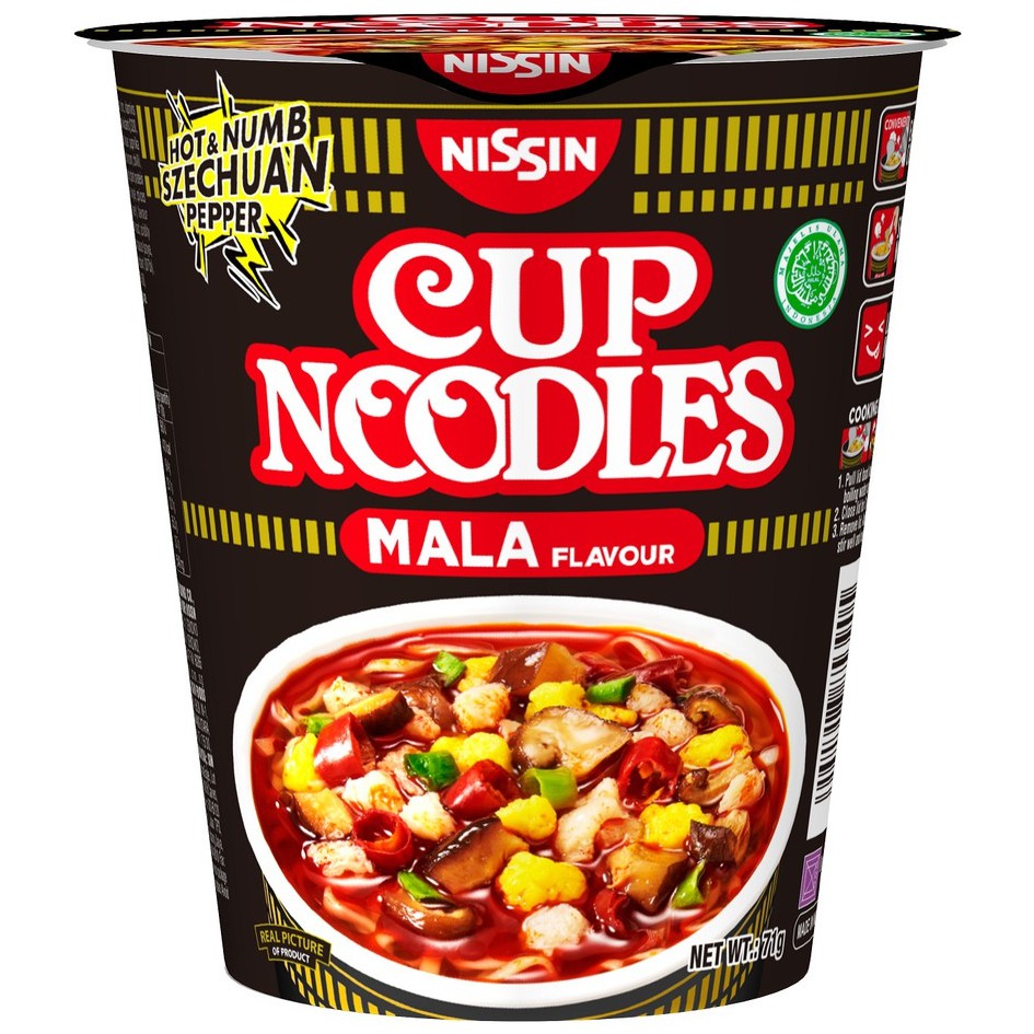 Nissin Cup Noodle Mala Flavor 71g [HALAL] | Shopee Malaysia