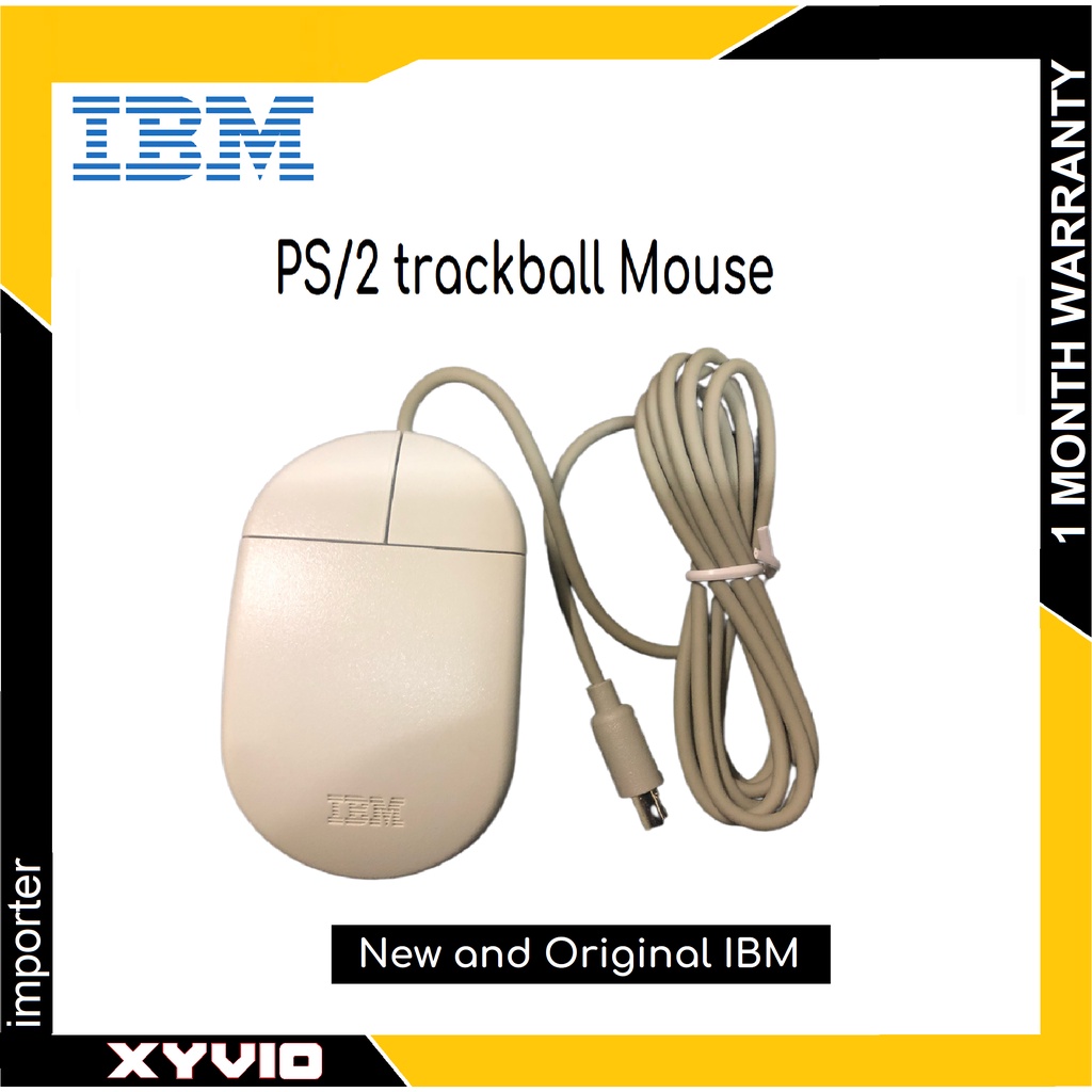 IBM PS/2 2 Button Trackball Mouse (Original) Model : 13H6690 | Shopee ...