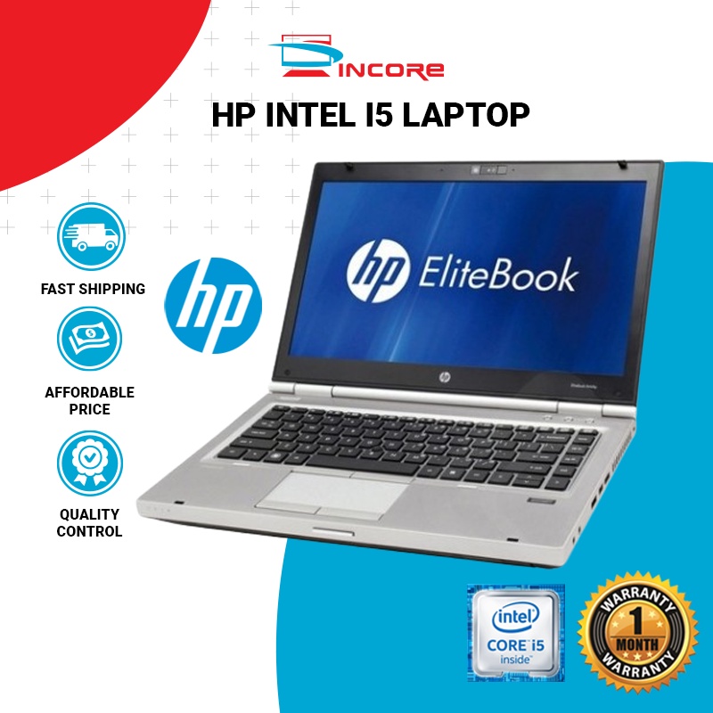 Hp Laptop INTEL I5 1ST 2ND 3RD GEN 4TH 5TH 7TH GEN 4GB 8GB RAM HDD SSD ...