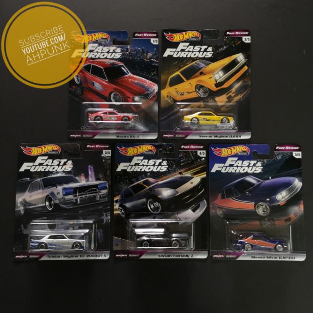 Hot Wheels Fast & Furious Fast Rewind Set | Shopee Malaysia