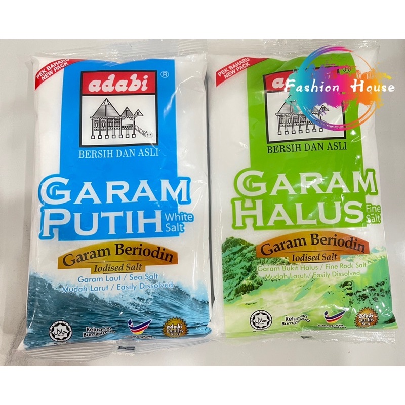 ADABI Garam Halus /Garam Putih (400g) | Shopee Malaysia