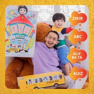 READY STOCK! BABYPIAN EDUMAT POSTER SUFIAN SUHAIMI - POSTER BELAJAR ABC ...