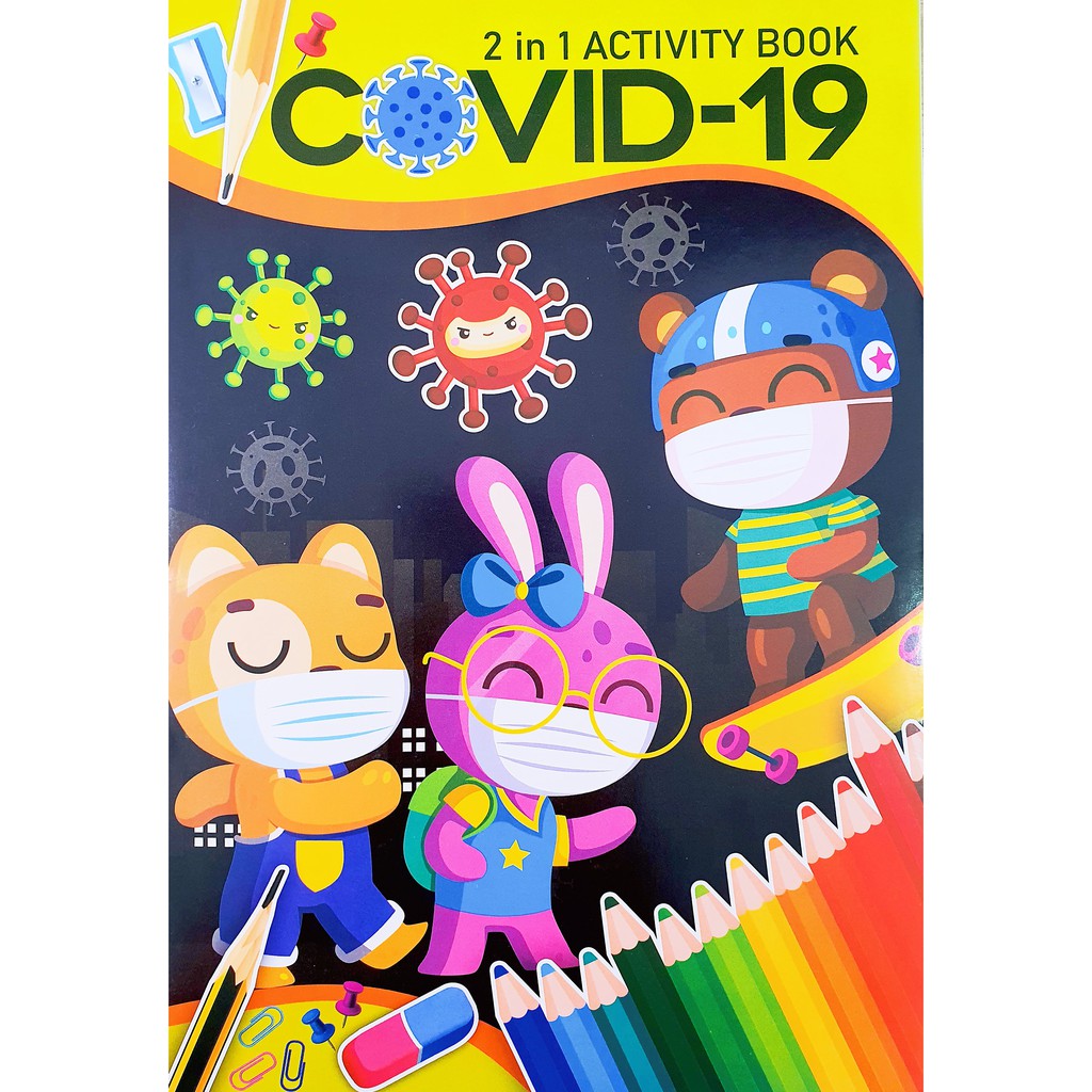 COVID-19 Education Book B5 2 in 1 Activity Book - COVID-19 | Shopee ...