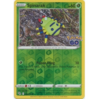 ** Spinarak / 006/078 / Reverse Holo & Common / Pokemon Go Pokemon ...
