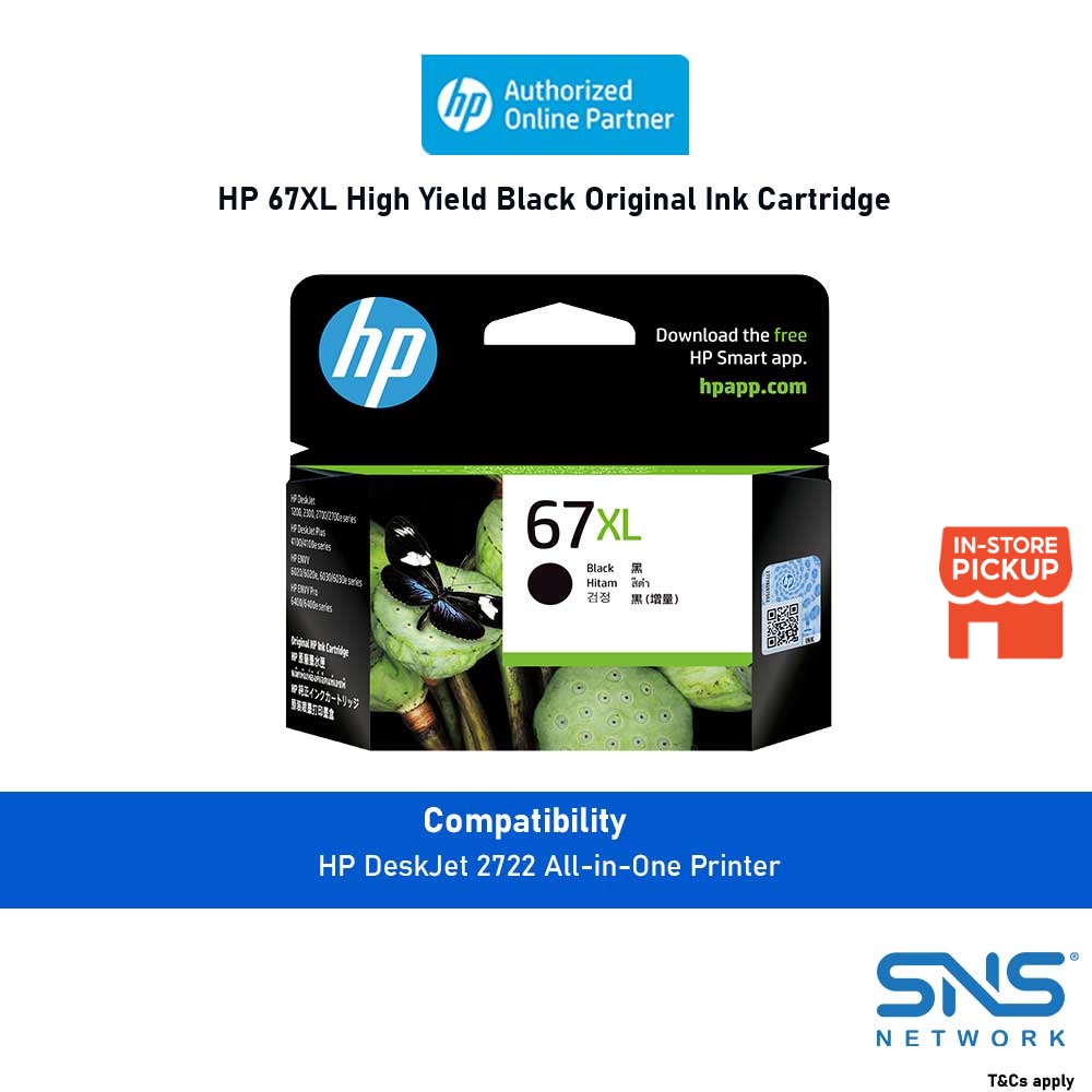 HP 67XL Black / Tri-color Original Ink Cartridge (3YM57AA/3YM58AA ...