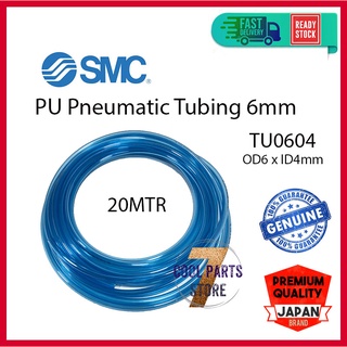 Japan SMC PU Tubing (20 MTR) 4mm 6mm 8mm 10mm 12mm Hose Pipe Pneumatic Tubing Hose TU0425 TU0604 ...