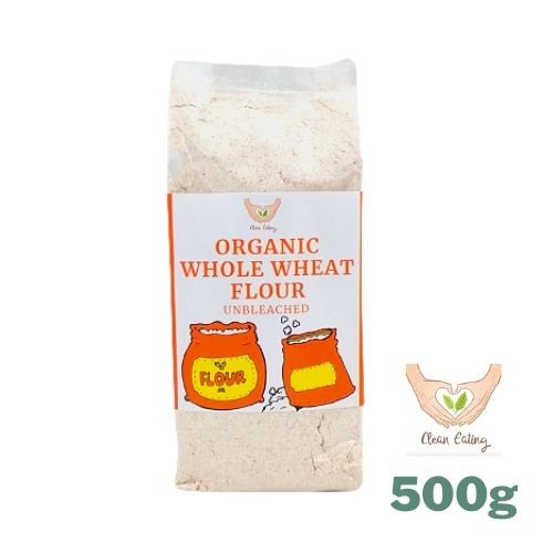 CLEAN EATING Organic Whole Wheat Bread Flour (500g / 900g) / Tepung ...