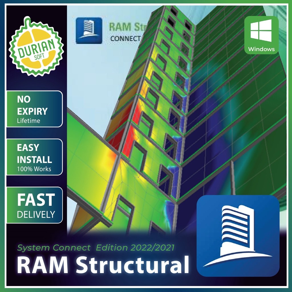 Latest Bentley RAM Structural System CONNECT Edition 2022 | Shopee Malaysia