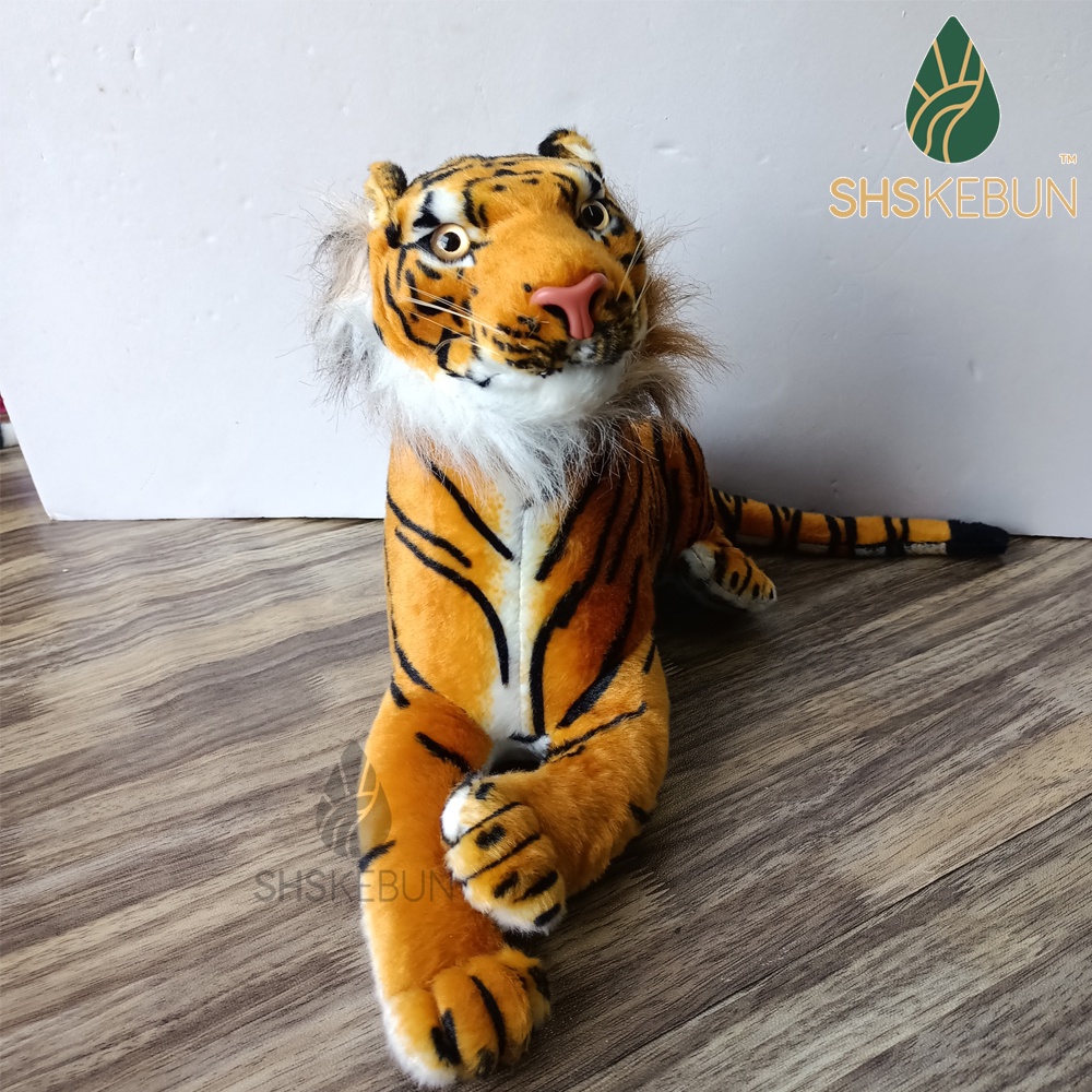 Anak Patung Harimau Kecil Mainan Harimau Untuk Kebun Halau Monyet Kera ...