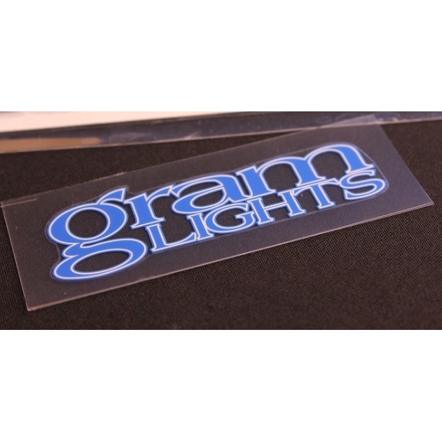 RAYS GRAM LIGHTS GRAMLIGHTS WHEEL STICKERS BLUE 100% ORIGINAL GENUINE ...