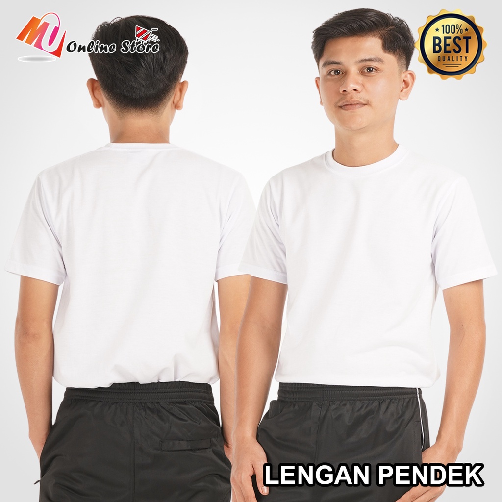 T-SHIRT BULAT LENGAN PANJANG HITAM/ ROUND NECK 100% COTTON SHIRT/ HIGH ...
