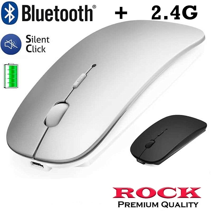 H8 Dual Mode Connectivity Rechargeable Wireless Mouse High Precision ...