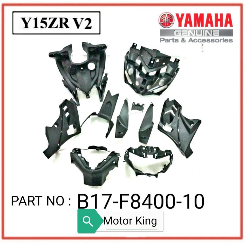 Inner Full Set Black Cover Hitam Yamaha Y15 Y15ZR V2 100% HLY Original Yamaha Y SUKU | Shopee ...