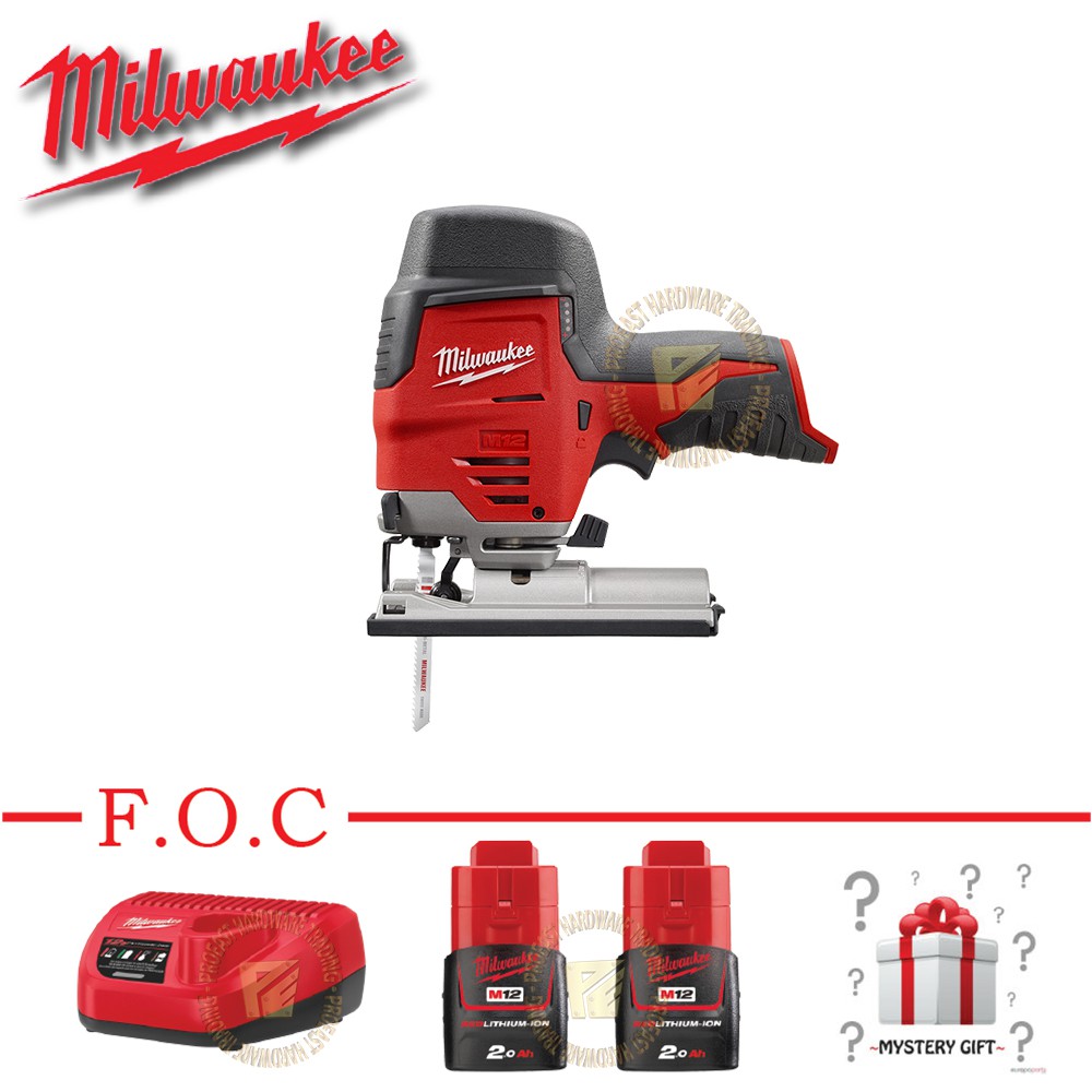 Milwaukee M12 JS-202C Sub Compact Jigsaw ( SET ) | Shopee Malaysia