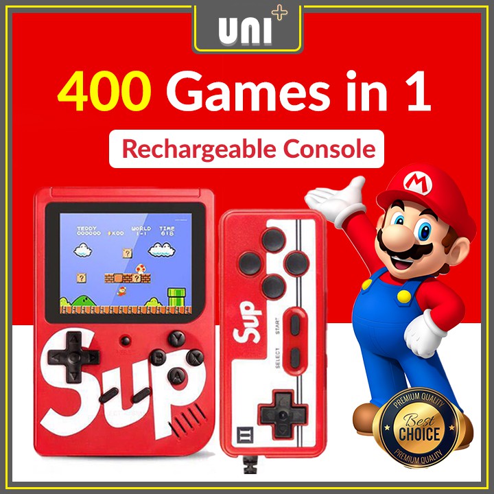 UNI+ 400 Games Built-In Original Brand Retro Mini Gameboy Nintendo ...
