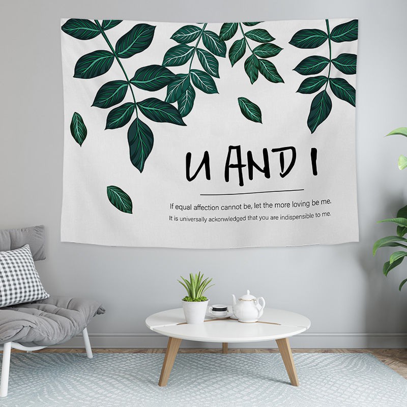 Ins Background Cloth Planting Wall Room Layout Bedside Wall | BeeCost