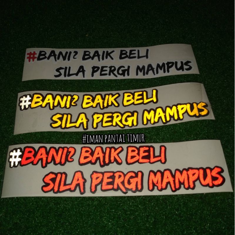 STICKER BANI2 BAIK BELI | Shopee Malaysia