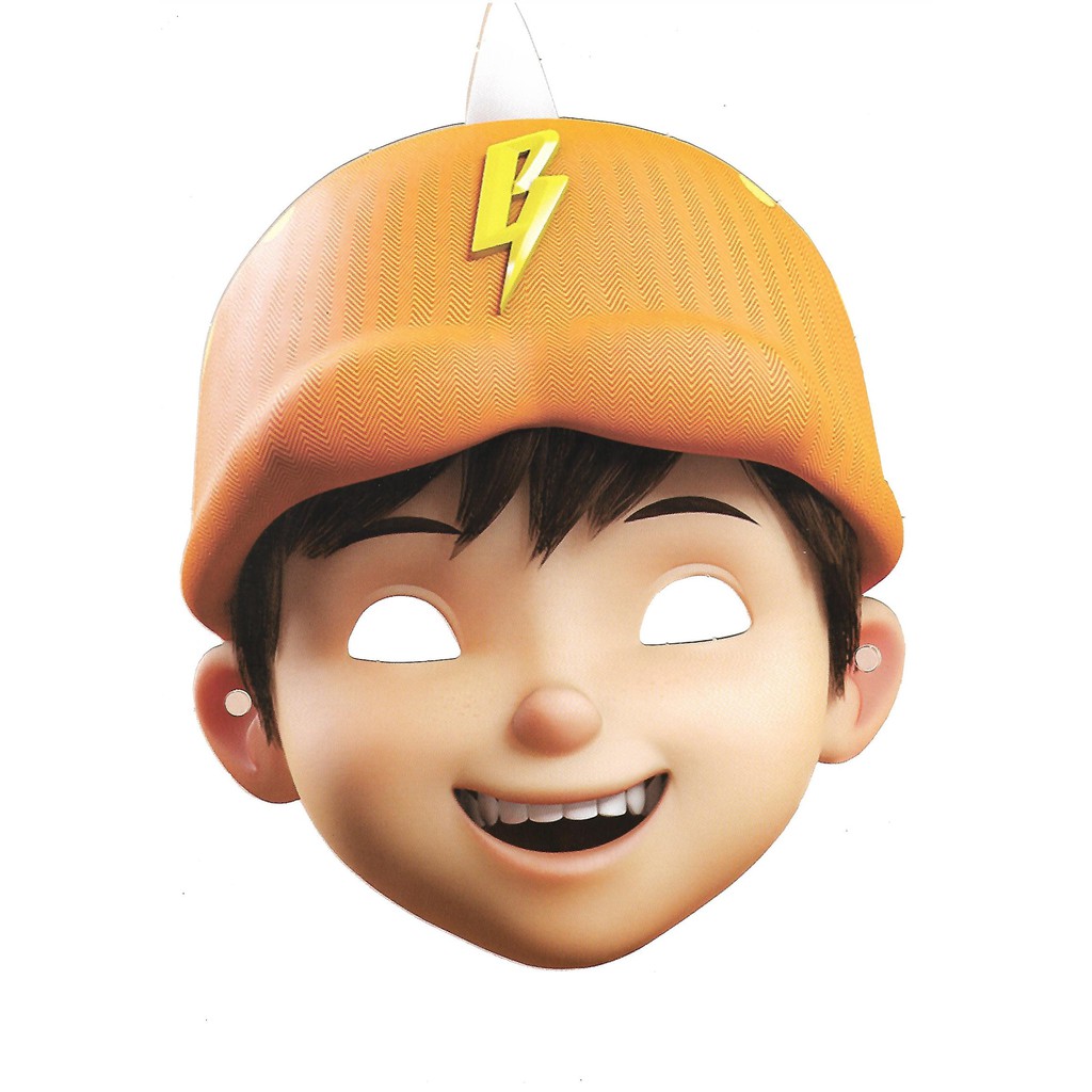 MEDIA BOOKS : BOBOIBOY FACE MASK ( BBB TM ) | Shopee Malaysia