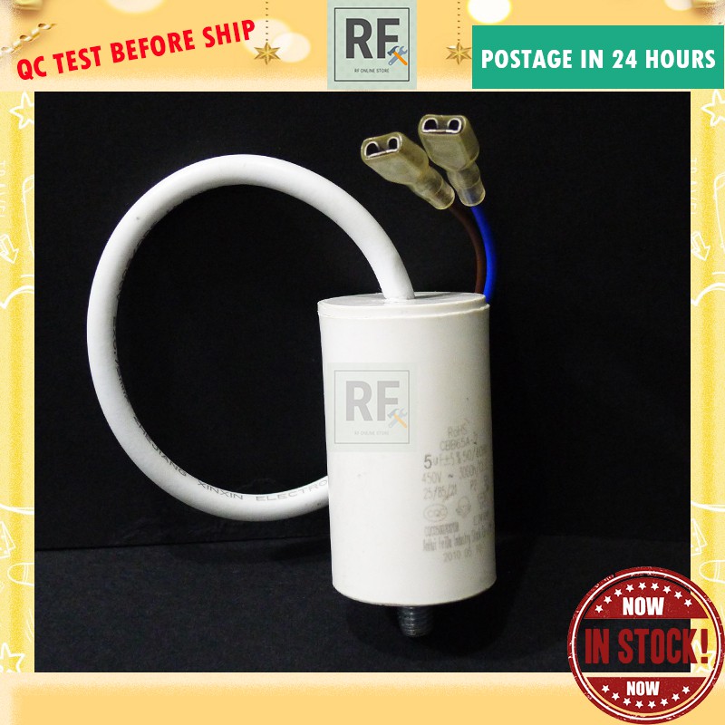 Refrigerator freezer compressor starting operation capacitor CBB65 5uf ...