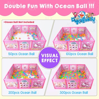 Pagar Mainan Budak Kandang Mainan Budak Baby Portable Playpen Indoor ...