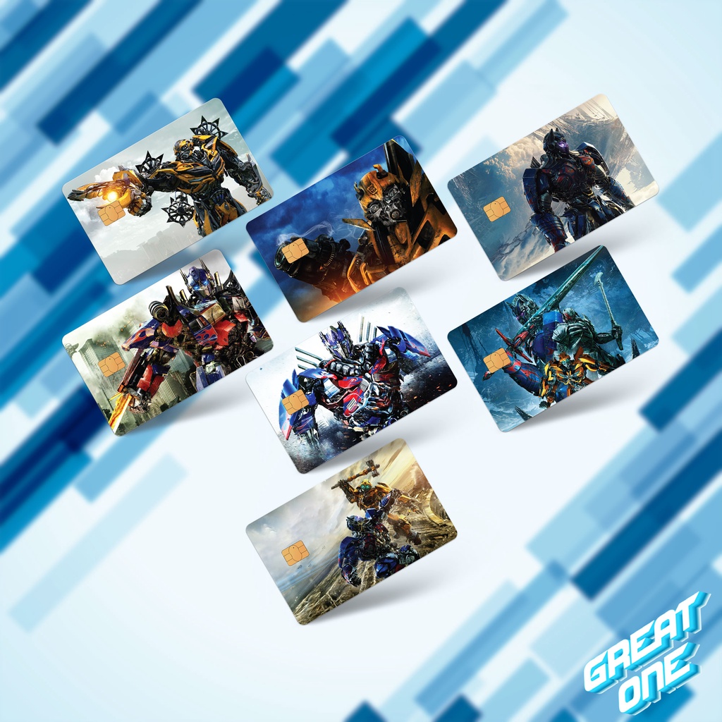 Transformers ATM Bank Sticker Card Cover Access Touch n Go Skin Bank ...