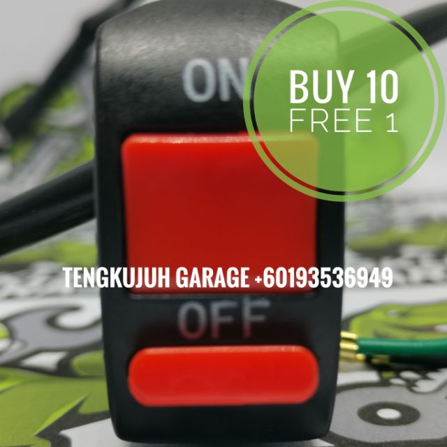 MOTORCYCLE HANDLEBAR HAZARD/SPOTLIGHT/AUXILIARY SWITCH | Shopee Malaysia