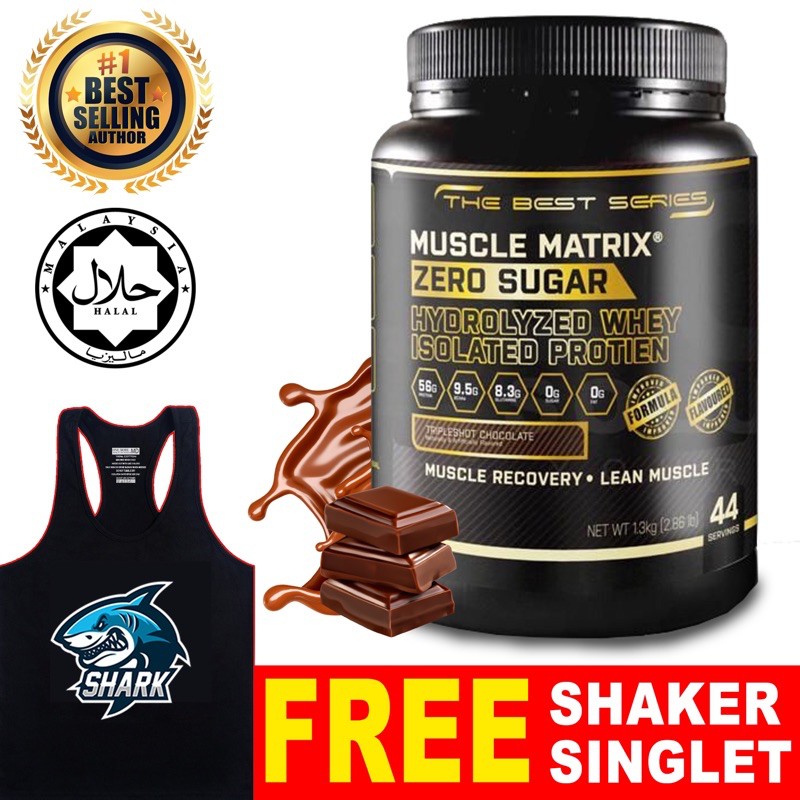 Muscle Matrix Whey 44Serving Protein Hydrowhey Isolated Halal No1 In ...