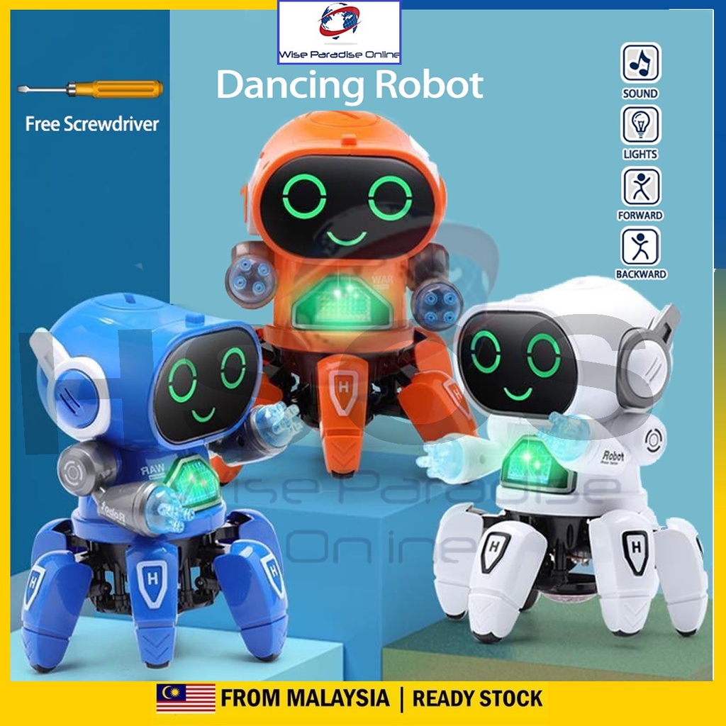 Dance Robot Dancing Octopus Comes With Colorful Lights and Music For ...