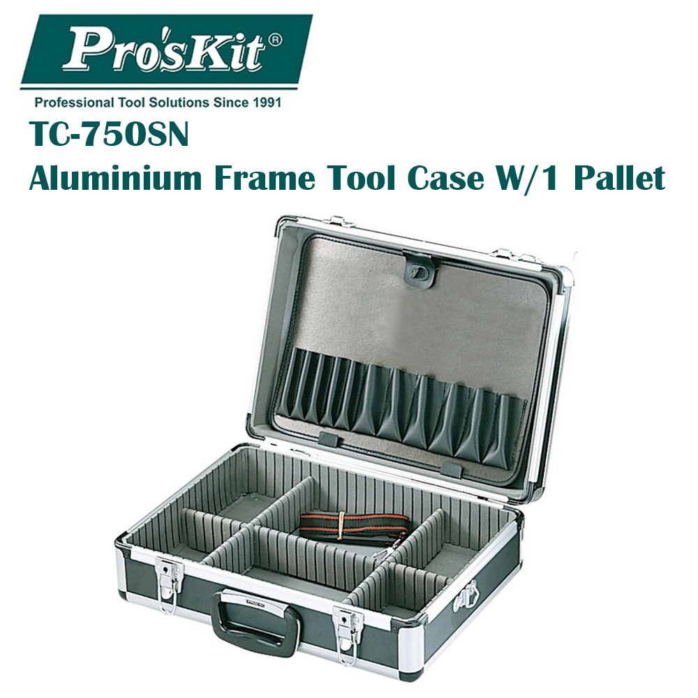 Pro'sKit TC-750SN Aluminium Frame Tool Case Kotak Alat | Shopee Malaysia