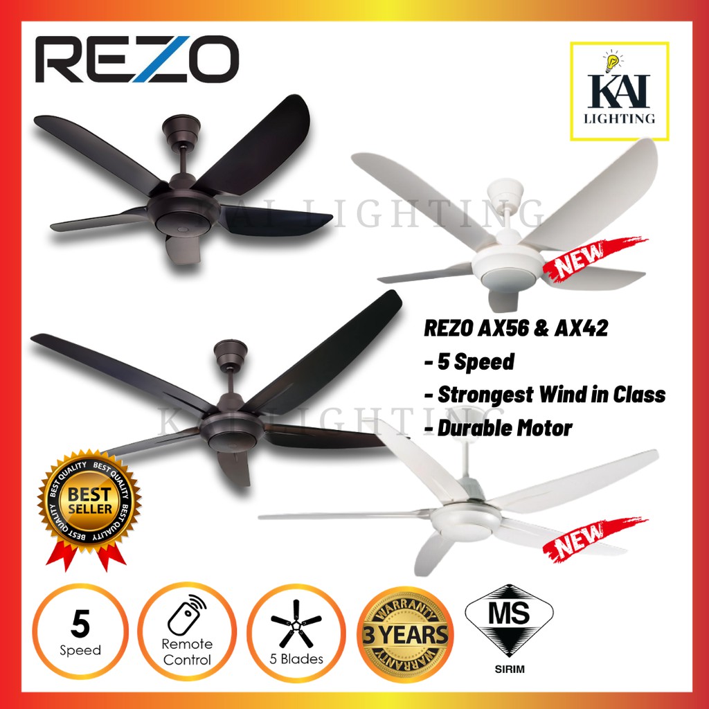 🔥READY STOCK🔥Ceiling Fan REZO AX42 / AX56 42” / 56" BABY CEILING FAN ...