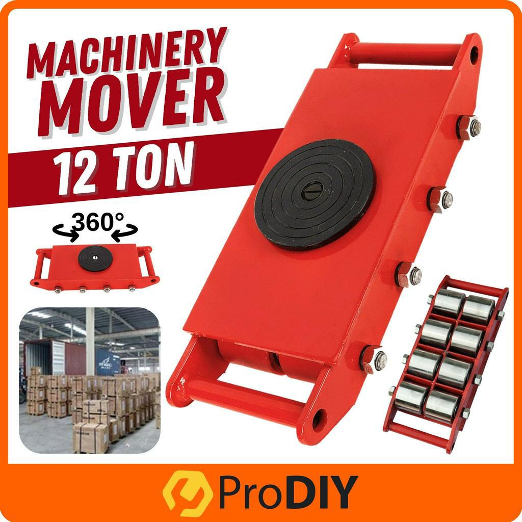 12 Ton Heavy Duty Machinery Mover Lifter 360° Degree Rotation Cargo ...