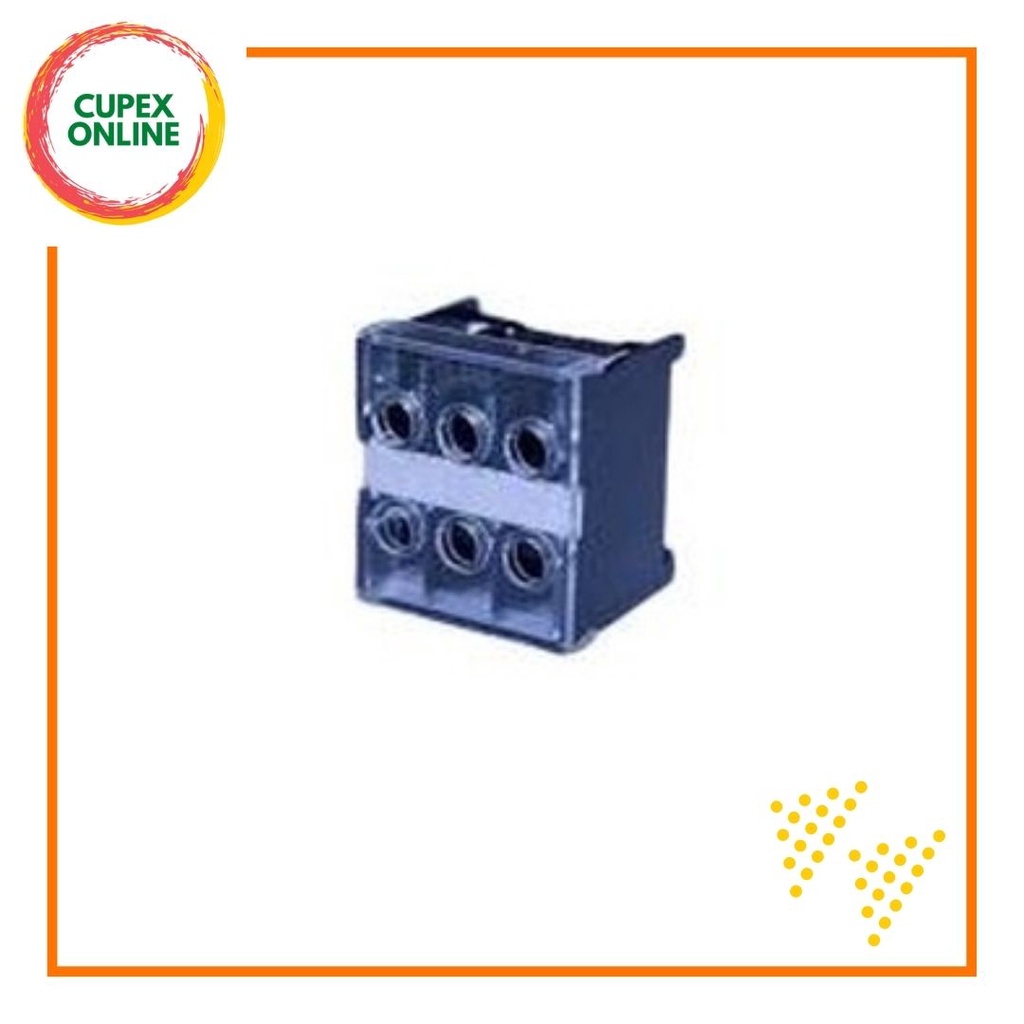 CIKACHI IN33BK+IN33C IN Series Terminal Block C/W Cover 3P (cupex ...