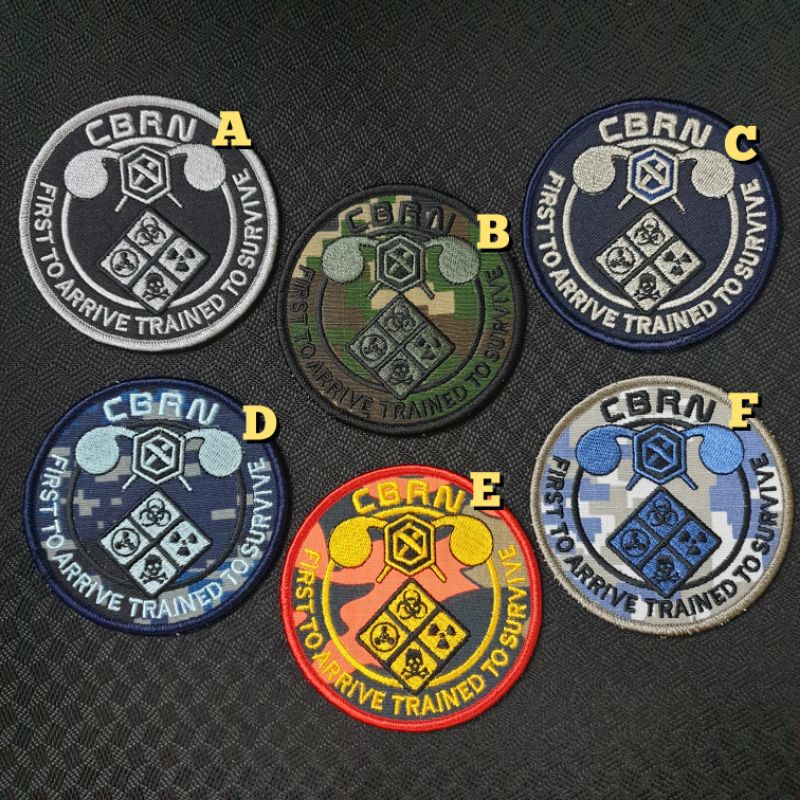 CBRN embroidery patches (Ready Stock). | Shopee Malaysia