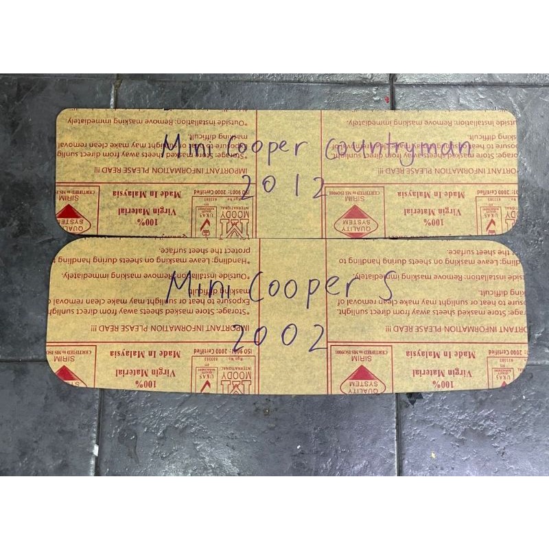 mini cooper rear plate full | Shopee Malaysia