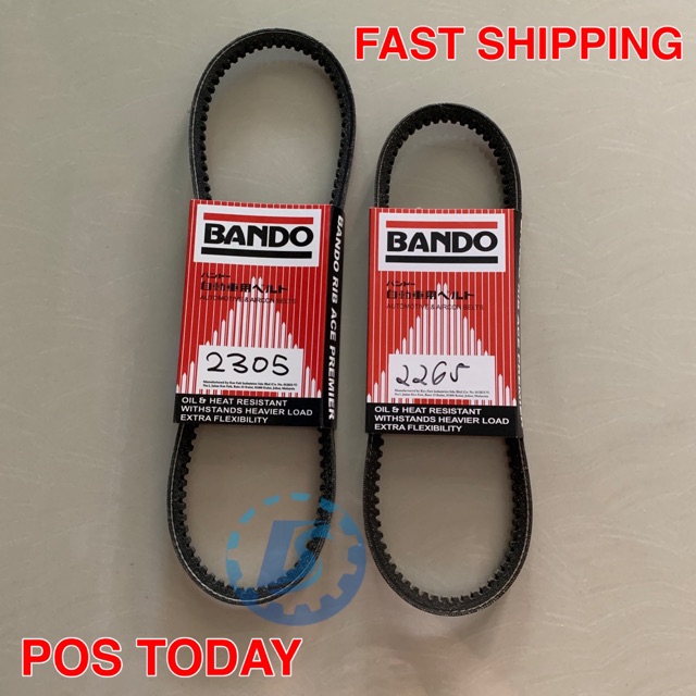 (set)BANDO PERODUA KANCIL (ORIGINAL)ALTERNATOR FAN BELT 2305 AIRCOND ...