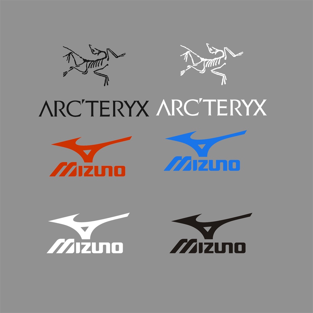 Mizuno Yonex ARCTERYX Decal DIY clothes Decorations Stickers Tide brand ...