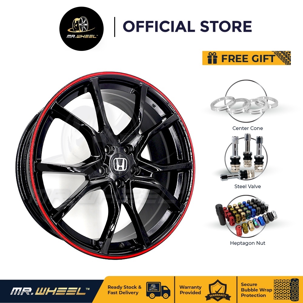 New Sport Rim HONDA TYPE-R 20 inch 8j 5x114.3 ET48 Mr Wheel Type R ...