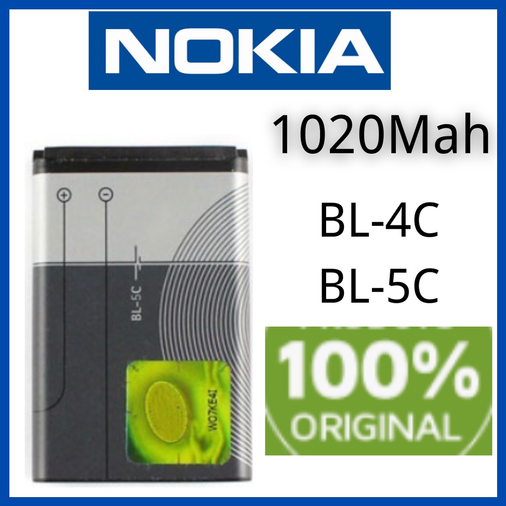 Nokia BL-4C / BL-5C High Quality Li-Ion Battery | Shopee Malaysia