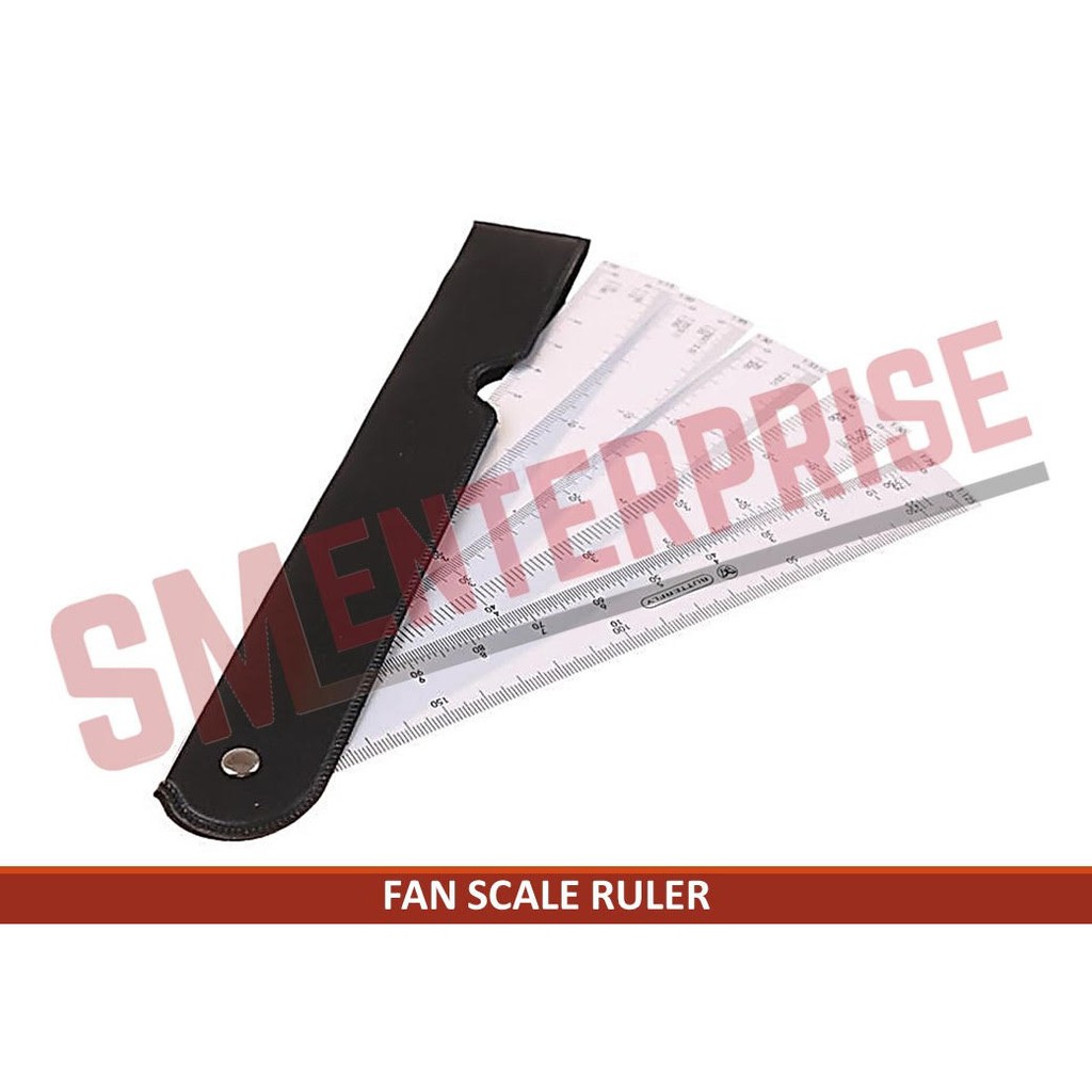 Fan Scale Ruler / Fan Shape Architects Scale Ruler For Graphics Design ...