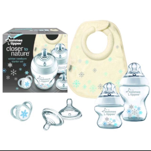 Tommee Tippee Winter Newborn Starter Set CTN Bottles Baby Gift | Shopee ...