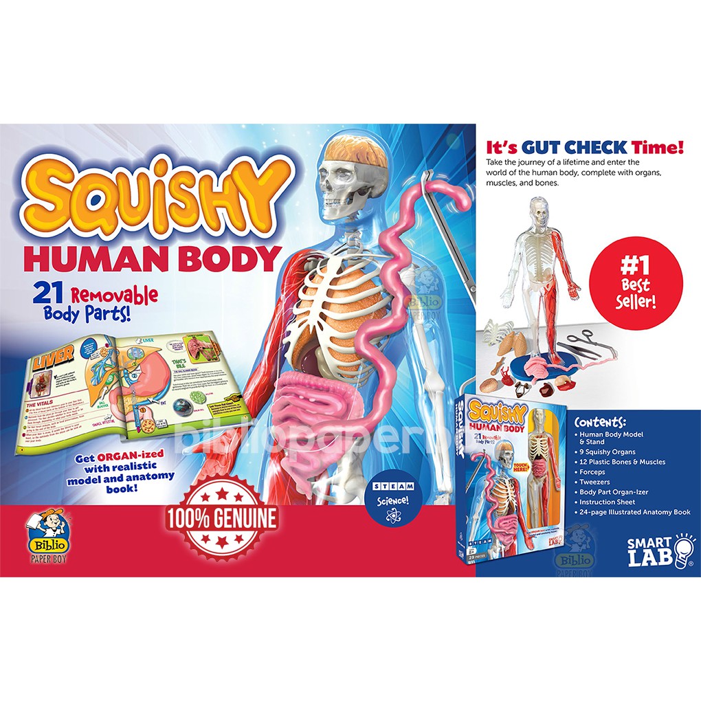 Smart Lab Squishy Human Body (Educational Toys) | Shopee Malaysia