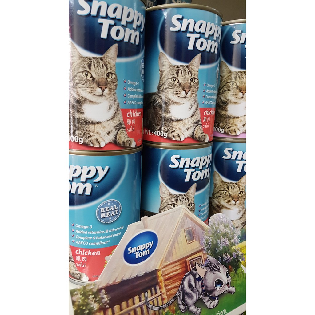 Snappy Tom Canned Wet Food 400g X 6 Cans | Shopee Malaysia