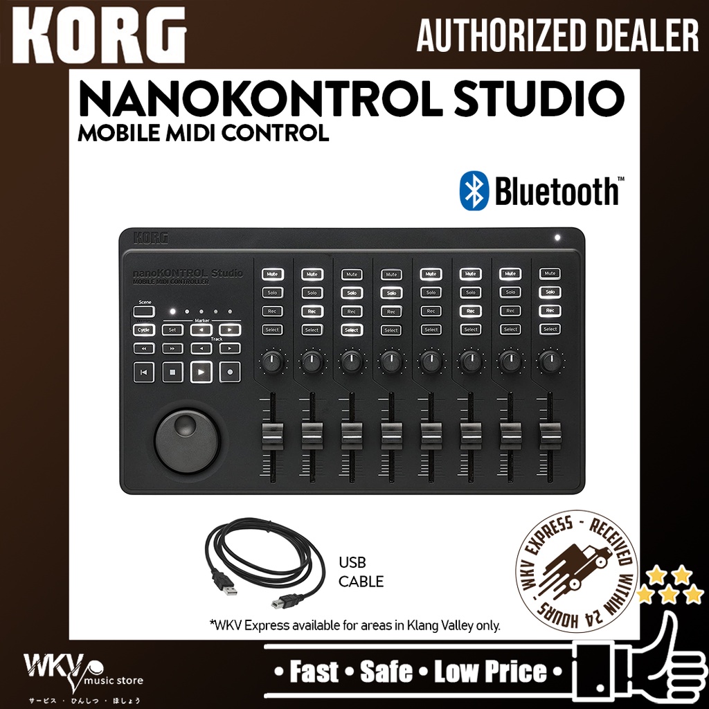 Korg nanoKONTROL Studio Mobile MIDI Control Surface (nanoKONTROL-Studio ...