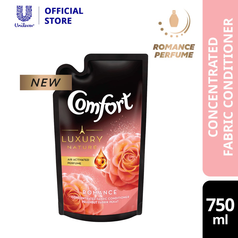Comfort Concentrated Fabric Softener Refill Luxury Nature Romance (750ml) | Shopee Malaysia
