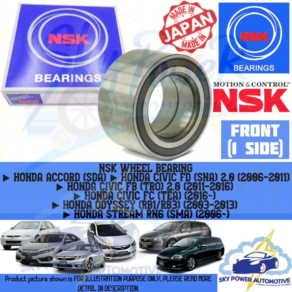 HONDA ACCORD (SDA)/ CIVIC FD(SNA) 2.0/ FB(TRO) 2.0/ FC(TEA)/ ODYSSEY ...