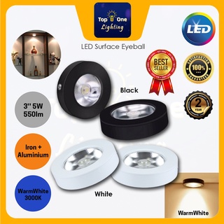 {2 YEARS WARRANTY} LED Eye Ball Spotlight 3'' 5W LED Surface Eyeball ...